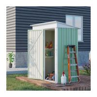 China Secure Lockable Door Storage Shed for Tools and Bikes 2-tier Adjustable Shelf Design for sale