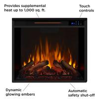 China Indoor Warming Electric Fireplace Cabinet Heating up area 1000 square feet Decorative for sale