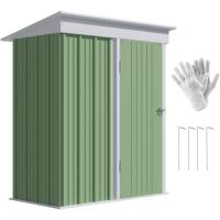 China Secure Lockable Door Storage Shed for Tools and Bikes 2-tier Adjustable Shelf Design for sale