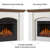 China Indoor Warming Electric Fireplace Cabinet Heating up area 1000 square feet Decorative for sale
