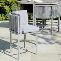 China Maximize Your Outdoor Space with this Space Saving Rattan Weave and Steel Dining Set for sale