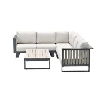 China Stylish and Durable AJUNION All Weather Cushions Garden Furniture Set for Your Patio for sale