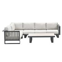 China Stylish and Durable AJUNION All Weather Cushions Garden Furniture Set for Your Patio for sale