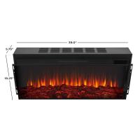 China Electric Fireplace TV Stand with Adjustable Thermostat and NO App-Controlled by AJUNION for sale
