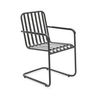 China 4 Seater Metal Steel Outdoor Furniture Garden Set with Square Table and Dining Chairs for sale