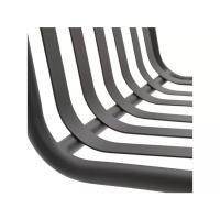 China 4 Seater Metal Steel Outdoor Furniture Garden Set with Square Table and Dining Chairs for sale