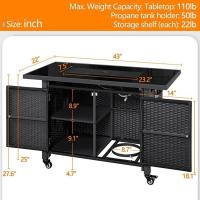 China Customer Size Modern Outdoor Patio Portable Fireplace Table Top Gas Smokeless Fire Pit for sale