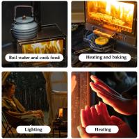 China Stainless Steel Portable Foldable Heating Camp Stove for Outdoor Camping Graden Sets for sale