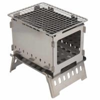 China 20*15*21 cm or OEM Fire Pits Stainless Steel Mini Foldable Camping Stove for Picnics for sale