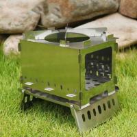 China 20*15*21 cm or OEM Fire Pits Stainless Steel Mini Foldable Camping Stove for Picnics for sale