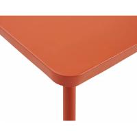 China Outdoor Furniture AJUNION Colorful Macaron Metal Patio Set with 4 Seating Lounge Chairs for sale