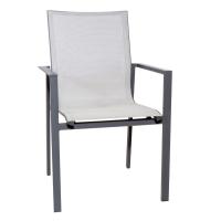 China Outdoor Dining Set with Bench AJUNION 9 Piece Aluminum Frame and Metal Patio Furniture for sale