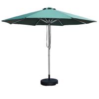 China Outdoor Furniture Aluminum Alloy Tube Round Drawstring Parasol Umbrella for Patio and Pool for sale