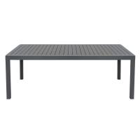 China Outdoor Restaurant Furniture Metal Dining Set with 8 Seat Expandable Table by AJUNION for sale