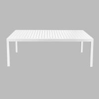 China Modern Style Aluminum Outdoor Dining Set 12 Seat Armchair and Extendable Dining Table for sale