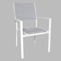 China Modern Style Aluminum Outdoor Dining Set 12 Seat Armchair and Extendable Dining Table for sale