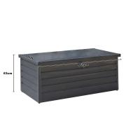 China Modern Design AJUNION 600L Metal Waterproof Outdoor Garden Storage Box for Poolside for sale