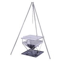 China Portable Charcoal Folding Stainless Steel BBQ Grill Stove for Outdoor Garden Camping for sale