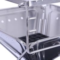 China Portable Charcoal Folding Stainless Steel BBQ Grill Stove for Outdoor Garden Camping for sale