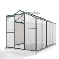 China 10x6 ft Transparent Garden Greenhouse Polycarbonate with 2 Vents Shed Type Transparent for sale