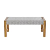 China Y Mail Packing Rattan Weave Outdoor Sofa Set with Solid Wooden Frame and PE Wicker for sale