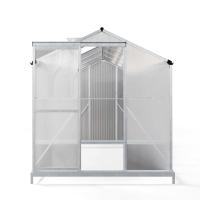 China Garden Greenhouses by AJUNION Easily Assembled Polycarbonate Aluminum Frame Structure for sale