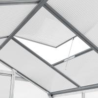 China Garden Greenhouses by AJUNION Easily Assembled Polycarbonate Aluminum Frame Structure for sale