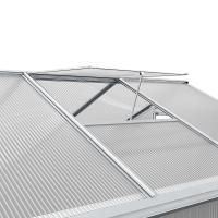 China Garden Greenhouses by AJUNION Easily Assembled Polycarbonate Aluminum Frame Structure for sale