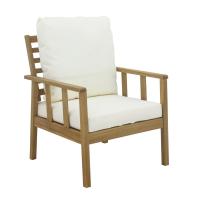 China Patio Solid Wood Garden Set Teak Wood Outdoor Furniture Sofa Set Garden Lounge Chair for sale