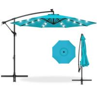China Backyard BBQ Furniture Large Round Aluminium Banana Umbrella for Outdoor Entertaining for sale