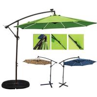 China Backyard BBQ Furniture Large Round Aluminium Banana Umbrella for Outdoor Entertaining for sale