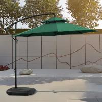 China Backyard BBQ Furniture Large Round Aluminium Banana Umbrella for Outdoor Entertaining for sale