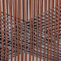 China Metal Garden Dining Furniture with Rope Weave Dining Chair 6 Seating Outdoor Dining Set for sale