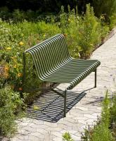 China Steel Frame Garden Bench and Lounge Chair Set for AJUNION Minimalist Outdoor Design for sale