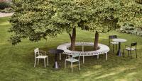 China Y Mail Packing Minimalist Garden Set Outdoor Furniture Park Bench Patio Steel Bench for sale