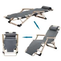 China Modern Design Outdoor Foldable Chaise Lounge Chair for Patio Garden Beach and Pool for sale