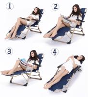China Modern Design Outdoor Foldable Chaise Lounge Chair for Patio Garden Beach and Pool for sale