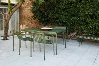 China Mail Packing Steel Frame Outdoor Furniture Garden Set Minimalist Style by AJUNION for sale