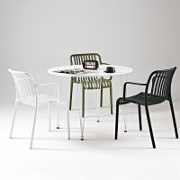 China Indoor Outdoor Stackable Plastic Metal Wire Chairs for Hotel Garden Restaurant Dining for sale