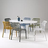China Indoor Outdoor Stackable Plastic Metal Wire Chairs for Hotel Garden Restaurant Dining for sale