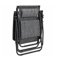 China Custom Logo Traditional Design Style Chaise Folding Recliner Lounge Chair for Camping for sale