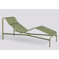 China Outdoor Metal Chaise Lounger and Side Table Set for Relaxation L164.5 x W65.5 x H70cm for sale