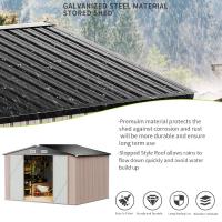 China 113*8.7*63 inch Modern Backyard Lawn Tool Shed House for Waterproof Garden Storage for sale