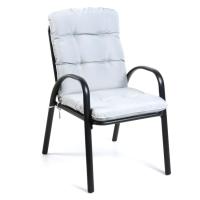 China Leisure Outdoor Furniture Removable Stackable Folding Iron Metal Chair with Arm for sale