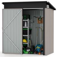 China Small Garden Metal Steel Storage House Outdoor Backyard Portable Waterproof Bike Shed for sale