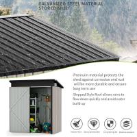 China Small Garden Metal Steel Storage House Outdoor Backyard Portable Waterproof Bike Shed for sale