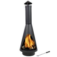 China Steel Wood Burning Firepit Heavy Duty Fire Pits for Outdoor Patio Backyard Garden Camping for sale