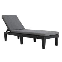 China Modern Outdoor Beach Patio Hotel Sun Lounger Chair with Cushion and Stackable Design for sale