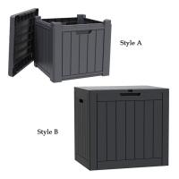 China 118L Custom Logo Multifunction Outdoor Waterproof Plastic Resin Tool Storage Container for Camping and Patio for sale