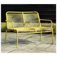 China Villa AJUNION 4 Seater Metal Garden Furniture Balcony Patio Set Bistro Set Steel Garden Set for sale